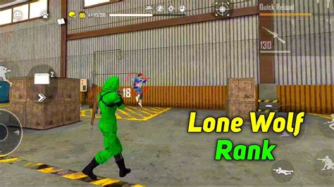 New 1vs1 Lone Wolf Rank Mode Gameplay Free Fire New Lone Wolf Mode