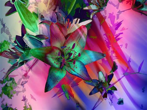 Обои Цветочная композиция абстракция Art от Photomonstr картинки на