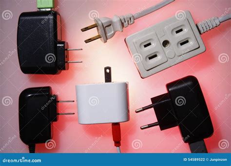 Soquete Bonde E Tomadas Elétricas Foto de Stock Imagem de potência