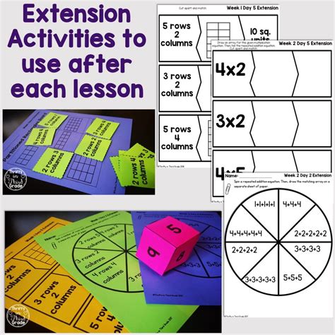 2nd Grade Guided Math Unit 7 Arrays And Partitioning Rectangles