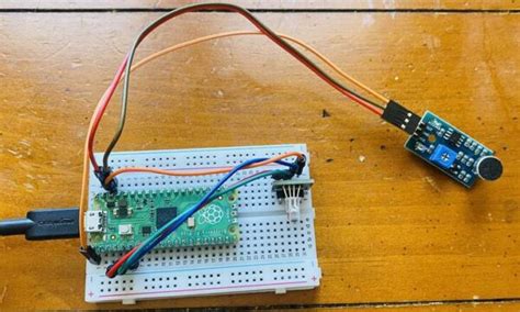 Voice Activated Light Using Sound Sensor And Raspberry Pi Pico