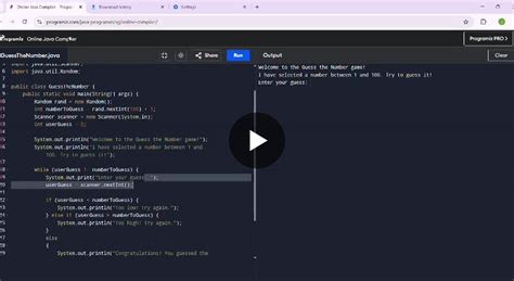 Internpe Java Coding Guessingofnumber Coding Jeevitha Dara