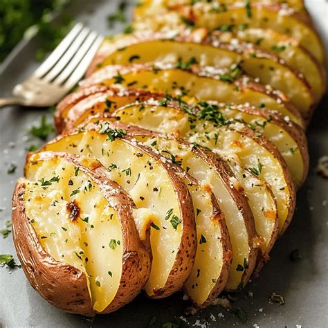 Sliced Baked Potatoes Simply Clean Eats With Lucy