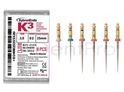 Limas K3 17mm Tamaño Nº 25 10