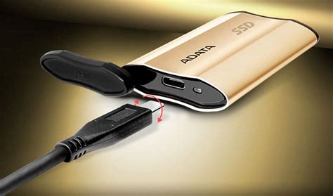 ADATA Unveils Worlds Smallest External SSD With A Reversible USB Type C Connector SE