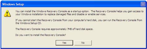 Windows Xp Boot Disk Recovery Console Networksbris