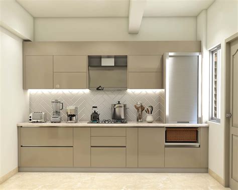Spacious Modular Parallel Kitchen Design Livspace