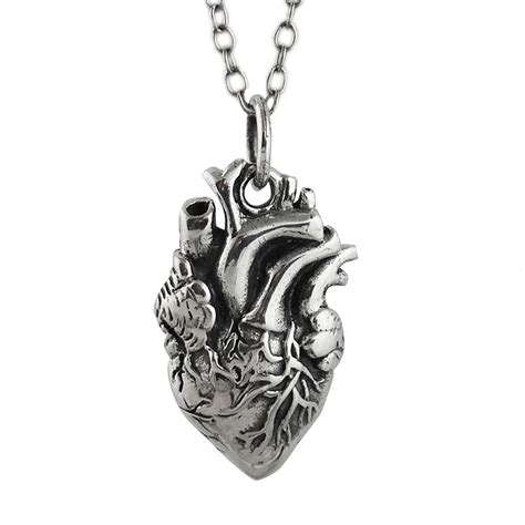 Anatomically Correct Heart Pendant