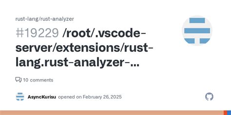 Rootvscode Serverextensionsrust St Analyzer 032319 Linux Arm64serverrust