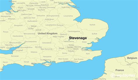 Where Is Stevenage England Stevenage England Map