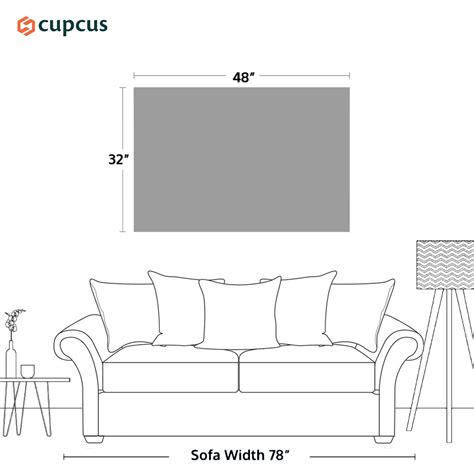 Horizontal Canvas Size Guide Cupcus