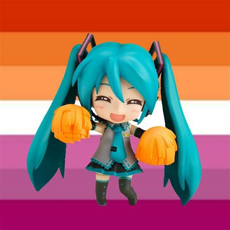 Miku Lesbian Pfp Miku Lesbian Lesbian Flag