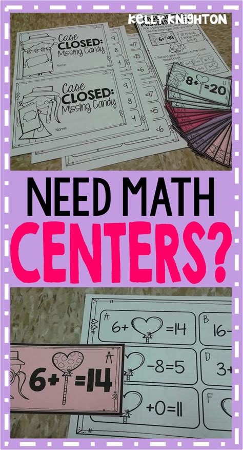 February Math Centers Math Centers February Math Centers February Math