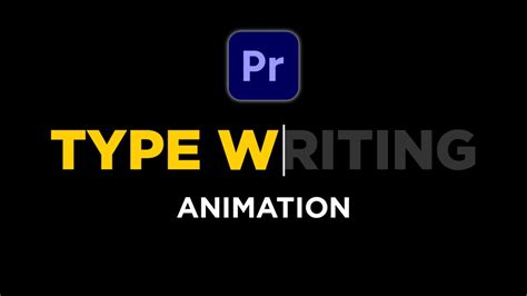 How To Make Typewriting Effect In Premiere Pro Premiere Pro Tutorial