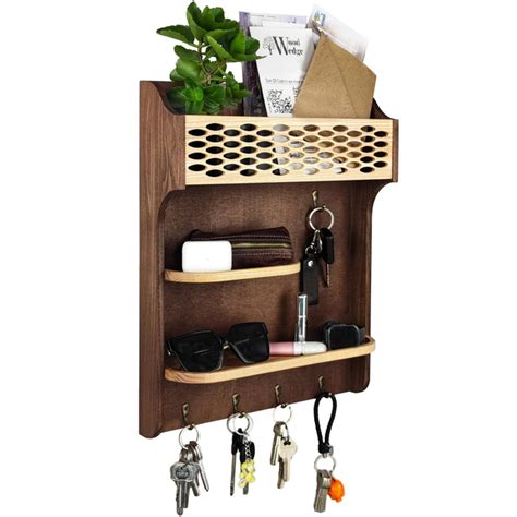 Ключница настенная из дерева вешалка для ключей 45х36х10 см купить онлайн на Rozetka