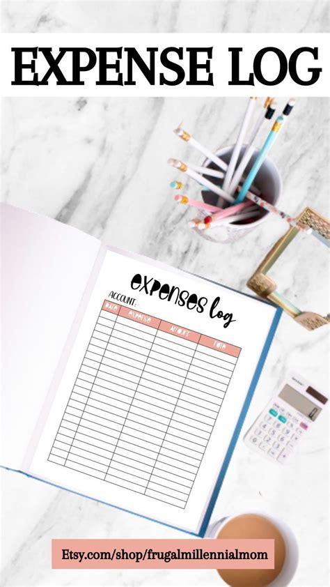 Expense Trackerexpense Logexpense Tracker Printableplanner Etsy Artofit