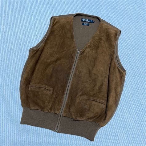 Polo 폴로 랄프로렌 리얼 스웨이드 짚업 베스트 후루츠패밀리