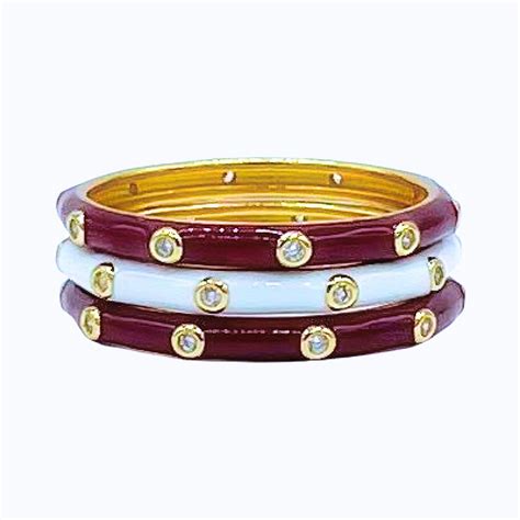 Alpha Phi 3 Enamel Stack Ring Set Stacking Ring Set Stacking Rings