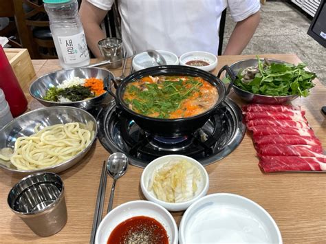 신용산역 용리단길 샤브샤브 맛집 청도미나리식당 네이버 블로그