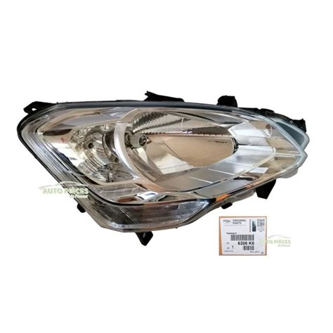 PHARE OPTIQUE PROJECTEUR AVANT DROIT PEUGEOT PARTNER 6206K6 ORIGINE
