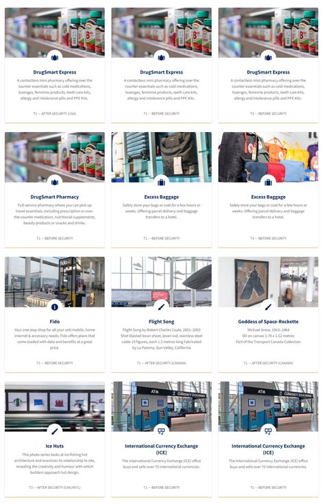 Services At The Toronto Pearson International Airport Yyz