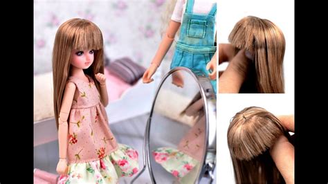 Bangs Self Adhesive Doll Wig Tutorial Part 3 Youtube
