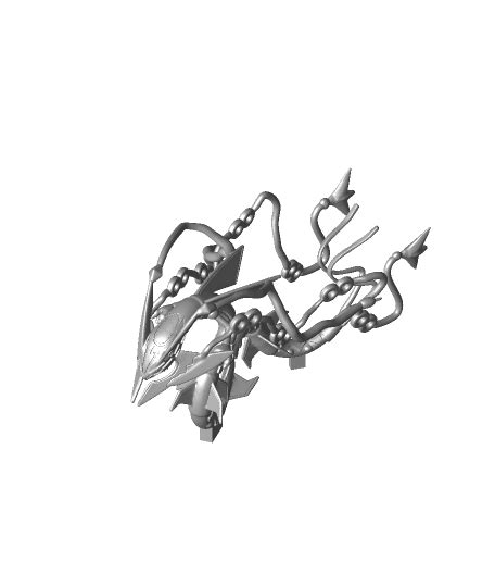 Mega Rayquaza Bust Statue 3d Model By Rhys Does 3dprinting On Thangs