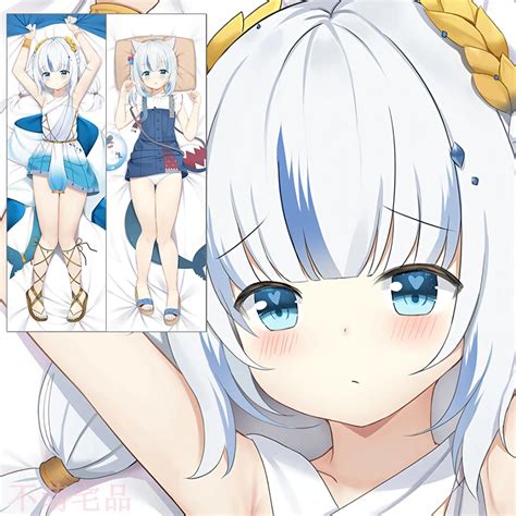 Vtuber Gawr Gura Ai Dakimakura Anime Hugging Body Pillow 43 Off