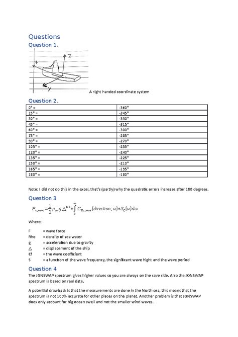 Dp Capability Plot Questions Question 1 A Right Handed Coordinate