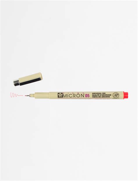 Sakura Pigma Micron 05 Red Pokuno