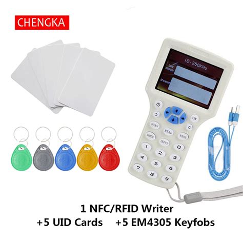 English Frequency RFID Copier ID IC Reader Writer Copy M MHZ Encrypted Duplicator