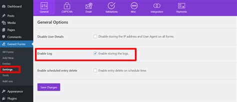 How To Enable And View Logs In Everest Forms Everest Forms
