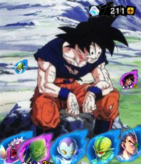 Goku After Geting His Butt Kicked By Freiza Through All Steps Of The Multi R DragonballLegends