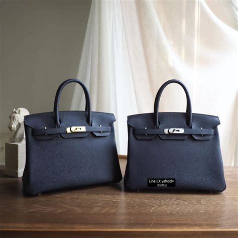 Hermes愛馬仕 鉑金包 Birkin30 B30 2z午夜藍 Togo 金扣hermes Birkin鉑金包hermes包包品牌包包