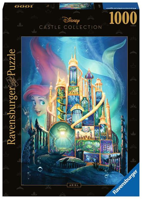 Puzzle 1000 P Ariel Collection Château Disney Princ Puzzle