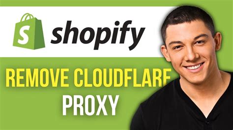 How To Remove Cloudflare Proxy From Shopify YouTube