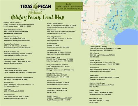 Texas Pecan Growers Association Releases 6th Annual Holiday Pecan Trail