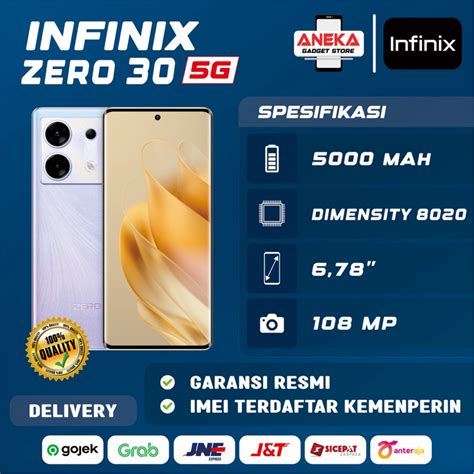 Jual Infinix Zero 30 5g 12gb256gb Garansi Resmi Infinix Shopee Indonesia