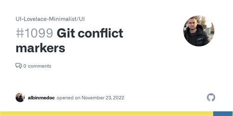 Git Conflict Markers · Issue 1099 · Ui Lovelace Minimalistui · Github