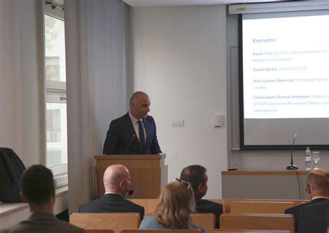 Ravnatelj Soa E Na Konferencija O Kritičnoj Infrastrukturi U Pomorskom