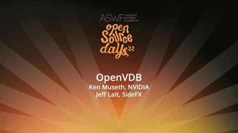 Gregory Hurst On Linkedin Openvdb Ken Museth Nvidia And Jeff Lait Sidefx