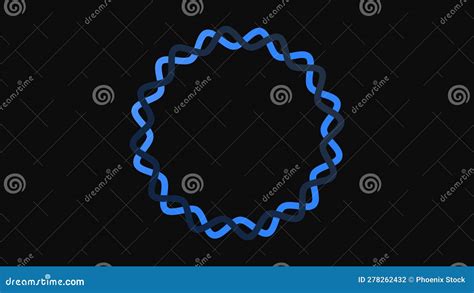 Simple Organic Shape Design Circle Animation In High Resolution Stock
