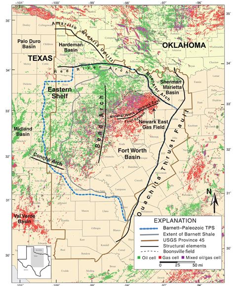 Pdf Geologic Framework Of The Mississippian Barnett Shale Barnett