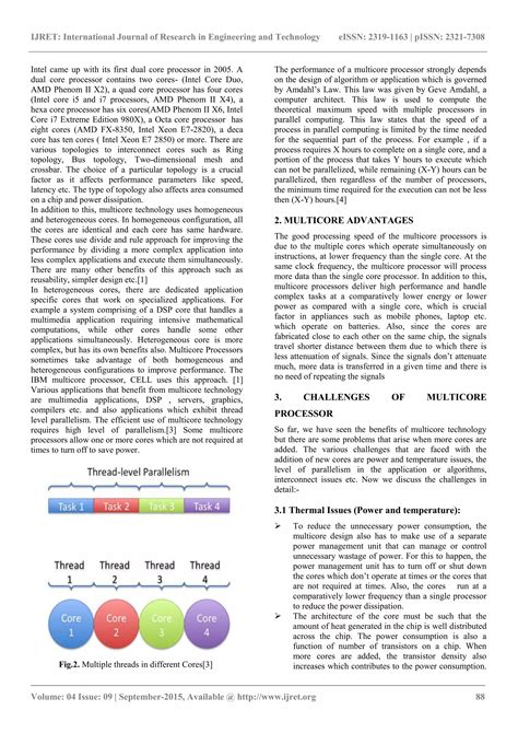 Multicore Processor Technology Advantages And Challenges Pdf Operating Systems Computer
