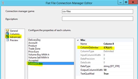 Ssis Should Delimited Text File Have A Delimiter After The Final