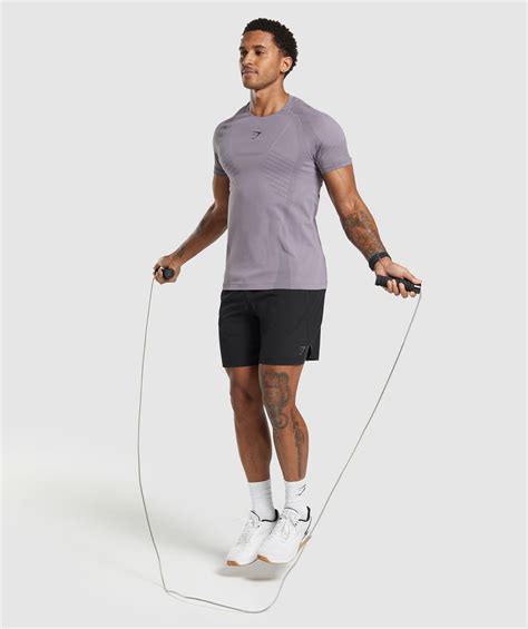 Gymshark Apex Seamless T Shirt Fog Purplegreyed Purple Gymshark