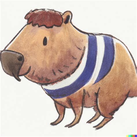 some ai generated cappy s r capybara