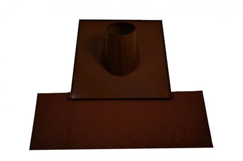 Solin Kit En Plomb Brun Pente De 10 à 30° Diam 125 Mm Bigmat