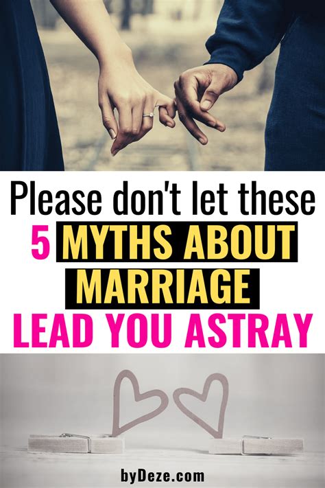 5 Myths About Marriage That Just Arent True Bydeze
