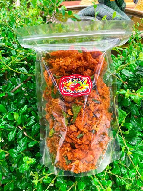 🐓2ชิ้น369บาท🐓น้ำพริกหนังไก่กรอบ รสแซ่บซี๊ดดด ขนาด500กรัม🔥